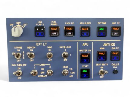 B737 Overhead Panel (Forward) - Kit Version - Core Flight Technologies