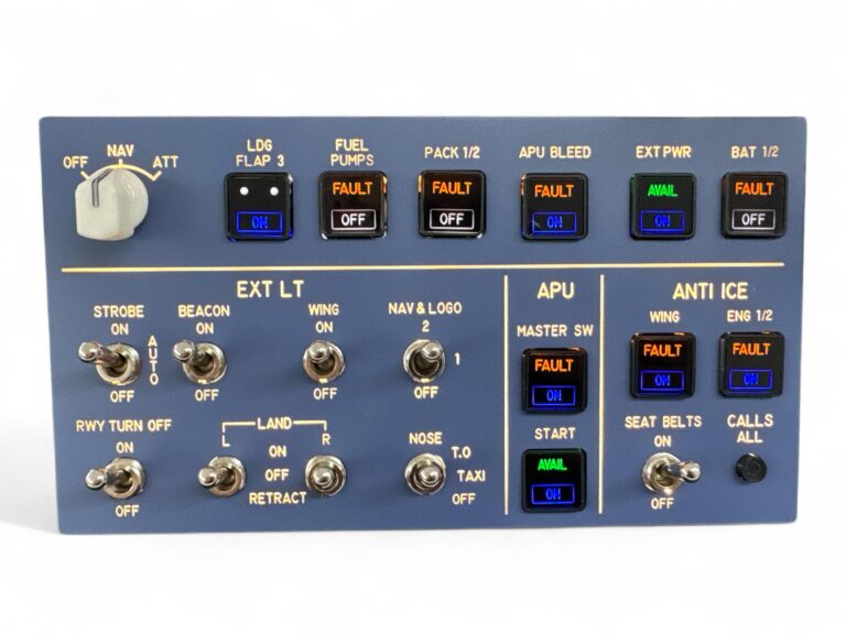 B737 Overhead Panel (Forward) - Kit Version - Core Flight Technologies