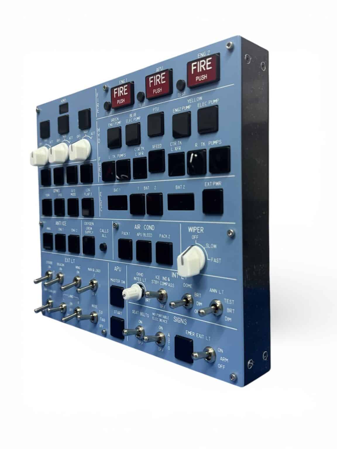 Ultra Compact A32X Overhead Panel - Core Flight Technologies